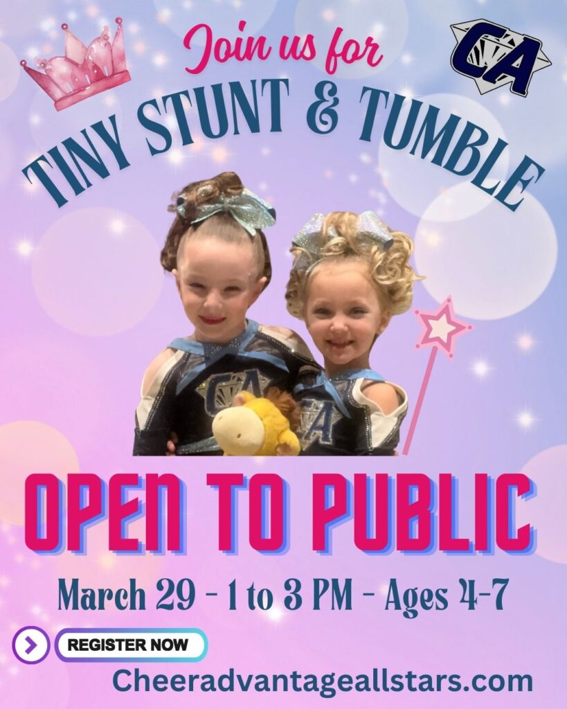 Tiny Stunt & Tumble – Princess Style - Cheer Advantage